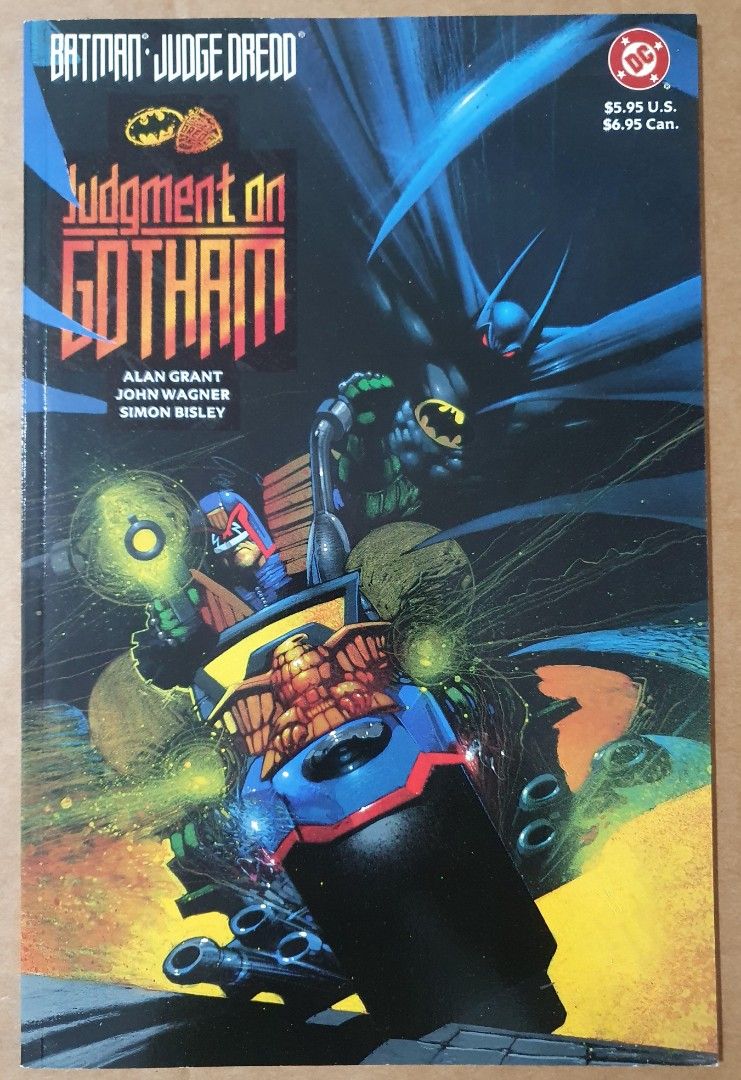 Batman Judge Dredd #1. Judgment on Gotham. 1st meeting Batman judge ...