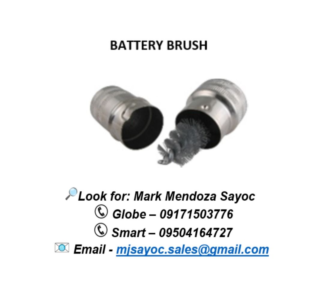 BATTERY BRUSH, Commercial & Industrial, Construction Tools & Equipment ...