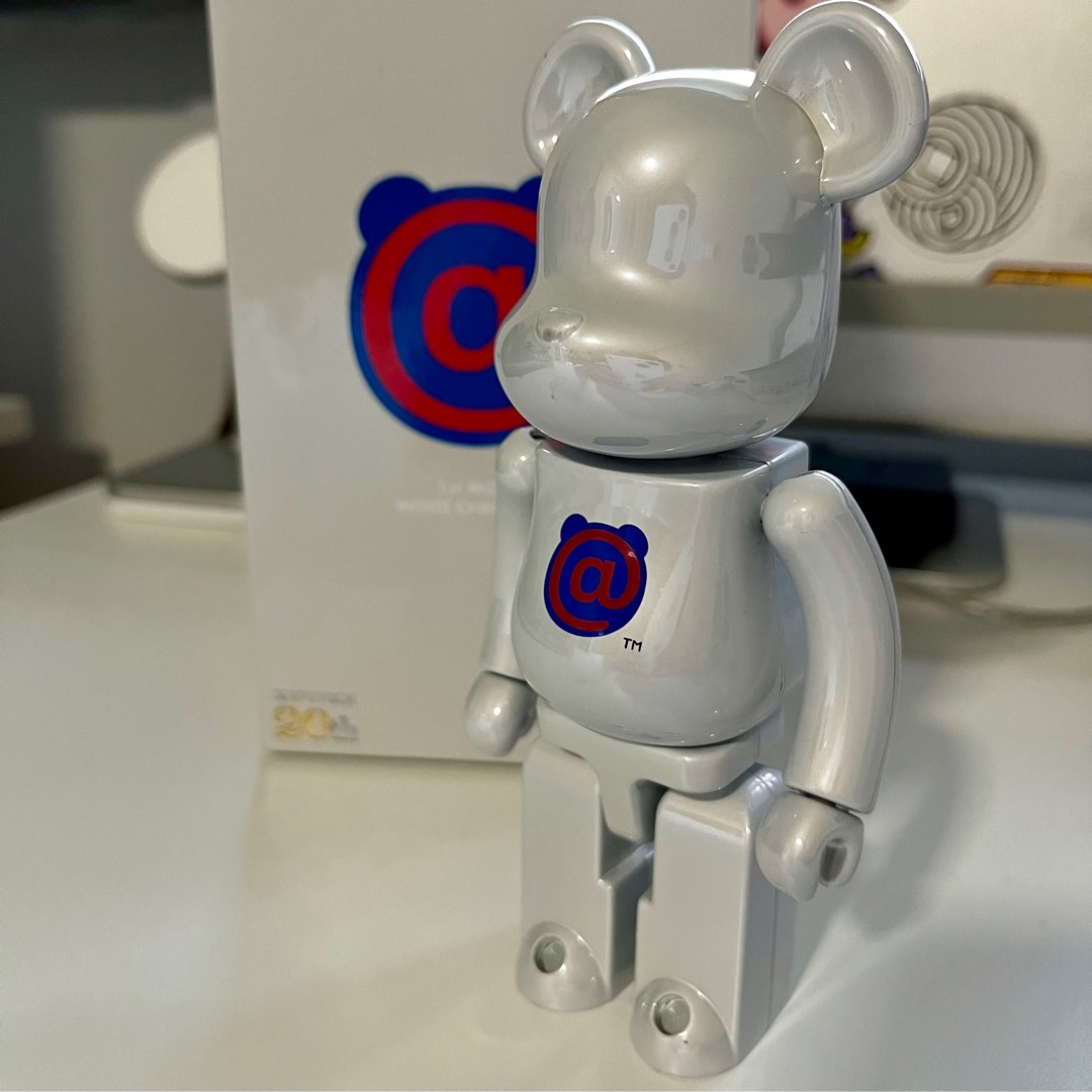 Bearbrick Chrome White 20th Anniversary Edition, Hobbies & Toys, Toys ...