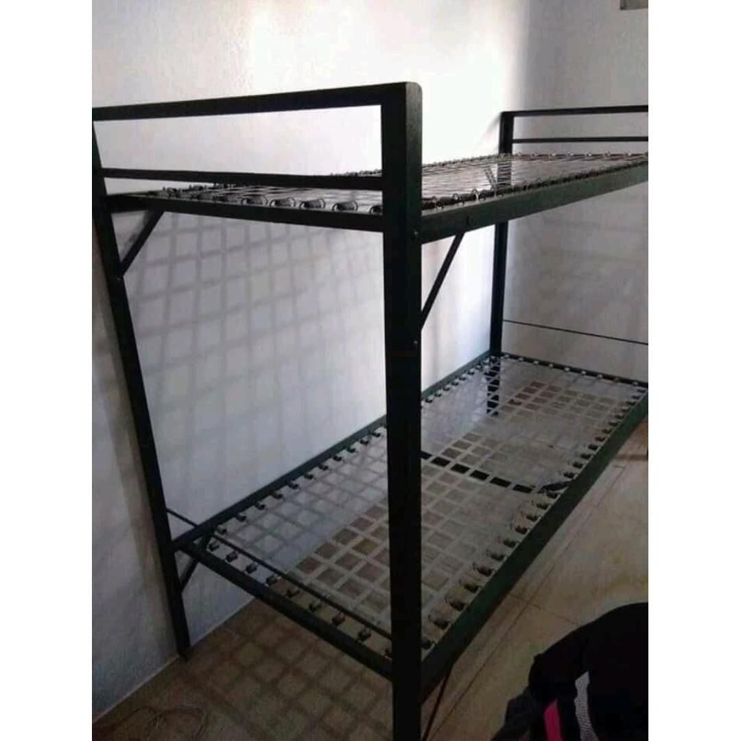 bed double deck military spring 09206602624, Furniture & Home Living ...