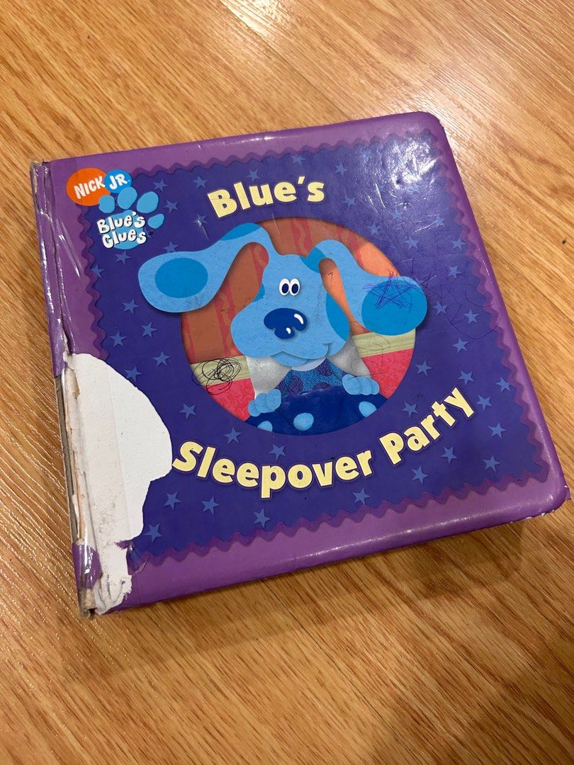 Blue’s Clues Sleepover Party Hardbound, Hobbies & Toys, Books ...