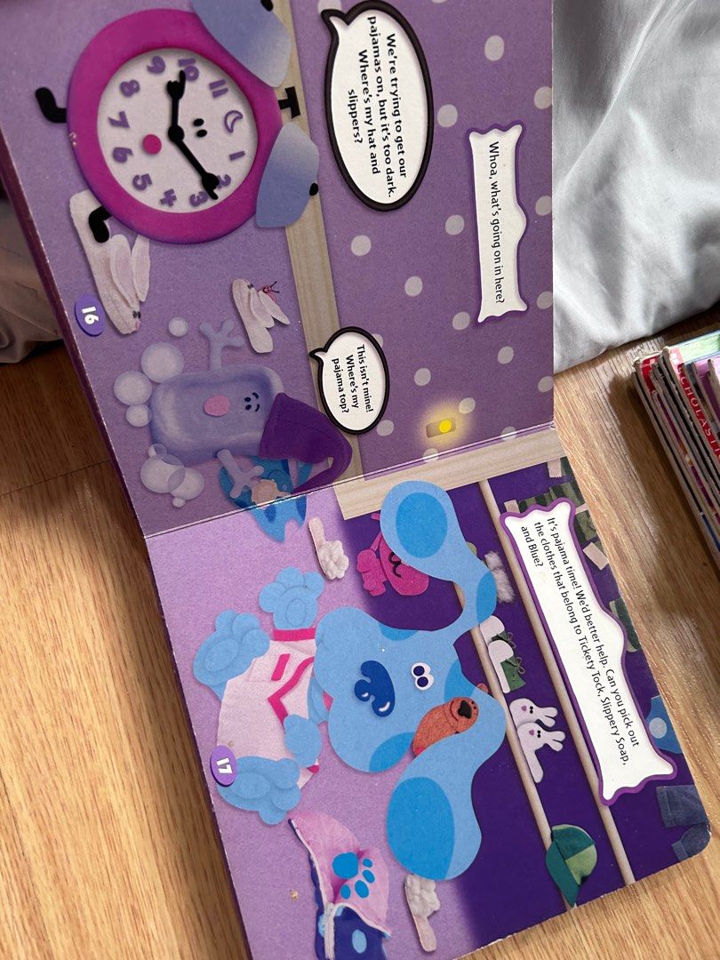 Blue’s Clues Sleepover Party Hardbound, Hobbies & Toys, Books ...