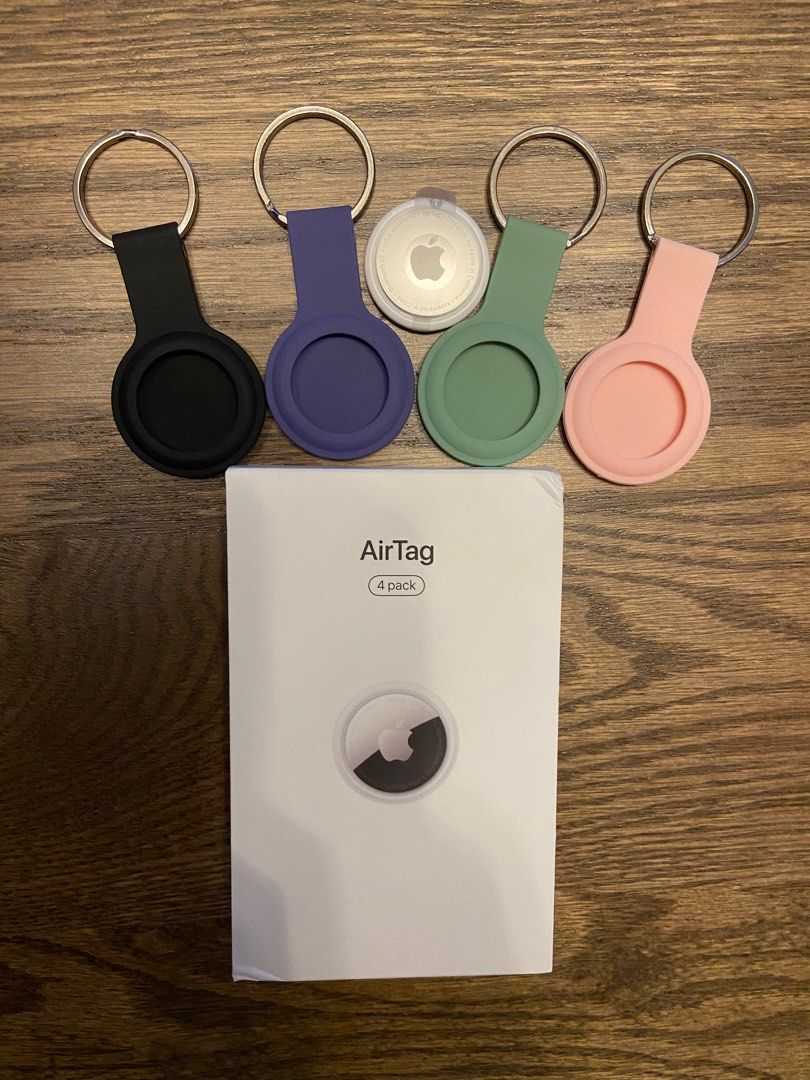BN Apple AirTag Air tag Airtags with cover, Mobile Phones & Gadgets, Other Gadgets on Carousell