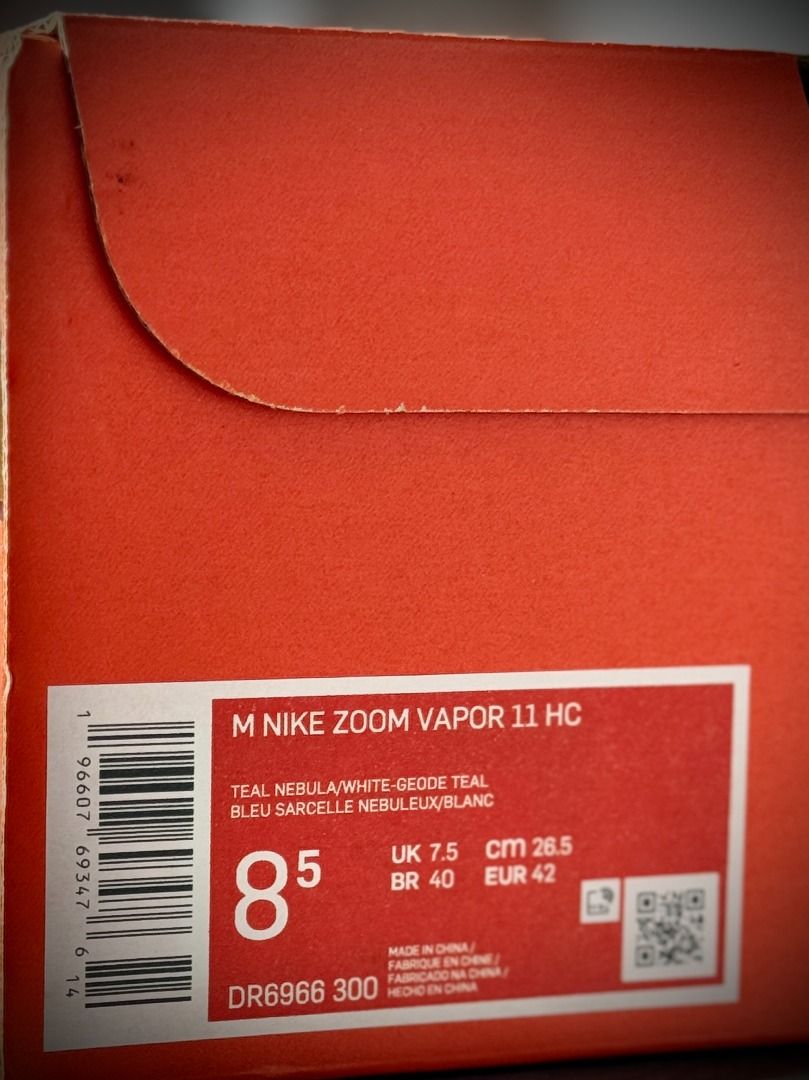 BNIB: NikeCourt Air Zoom Vapor 11 US8.5 Mens, Sports Equipment, Sports & Games, Racket & Ball ...