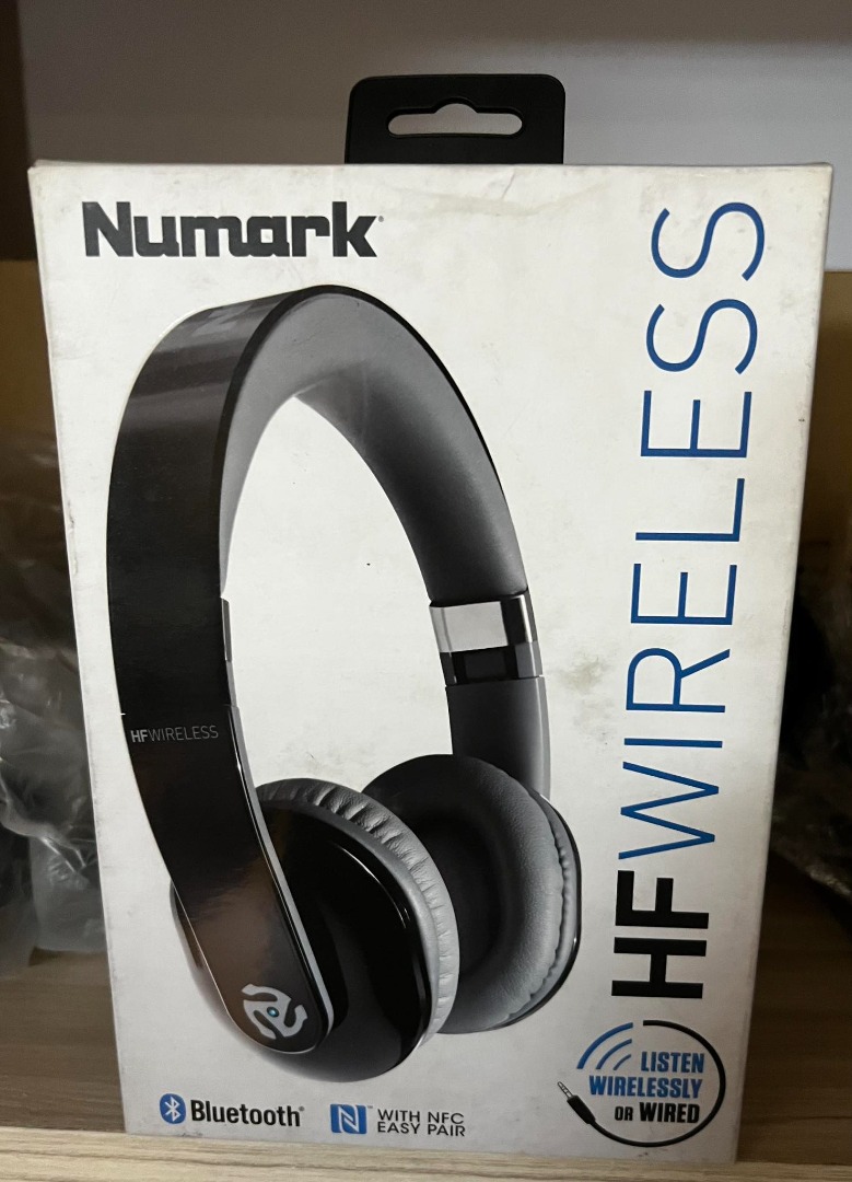 brandnew sealed numark HF Wireless High Performance Wireless Headphones ...