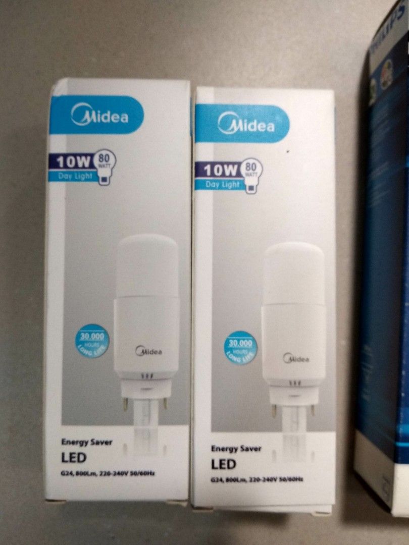 Bulb - Midea , Rocket , Philips , Epoch , G24 , Master , 10W , 13W ...