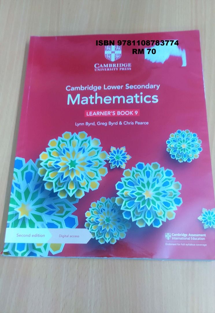 Cambridge Textbook Year 9 Mathematics, Hobbies & Toys, Books ...