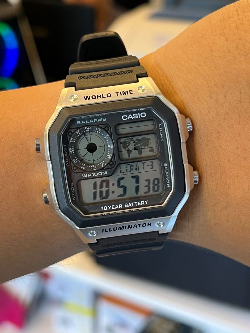 Casio Original Watch | AE1200WH-1C | Digital Casio Watch, Men's Fashion ...
