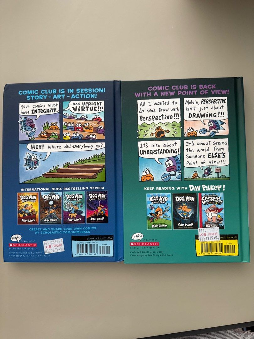 Cat Kid Comic Club by Dav Pilkey (price listed per book), Hobbies ...