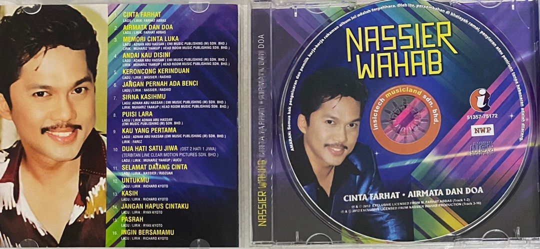 CD Nassier Wahab, Hobbies & Toys, Music & Media, CDs & DVDs on Carousell