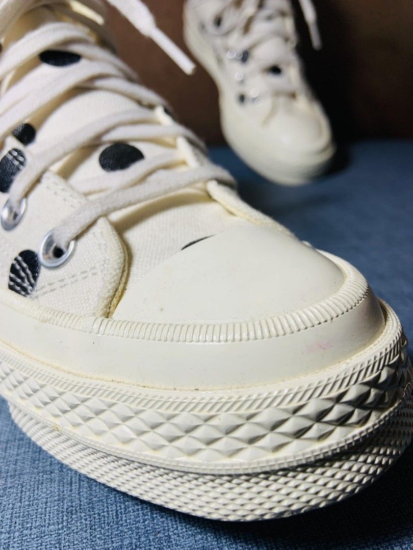 CDG PLAY X CONVERSE, Women's Fashion, Footwear, Sneakers on Carousell