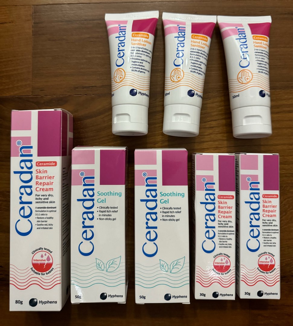 Brand New CERADAN Skin Barrier Repair Cream, Soothing Gel, Hand Lotion ...