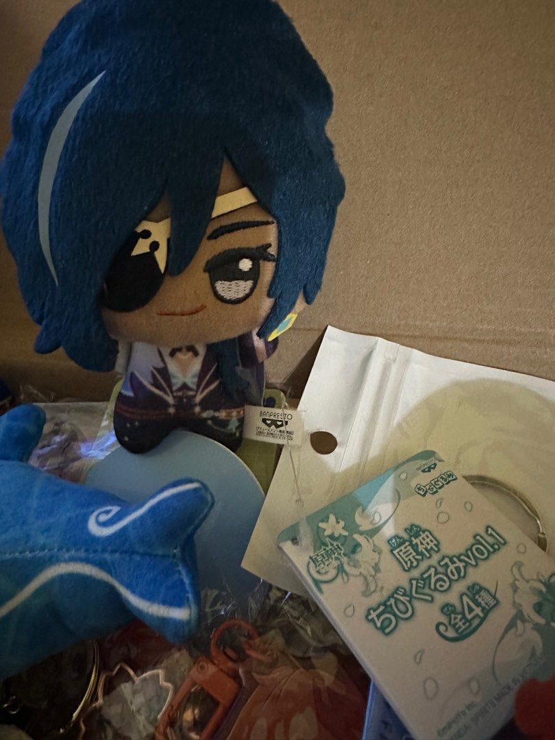 Chibigurumi Nui Kaeya Diluc Genshin Impact, Hobbies & Toys, Toys & Games on Carousell