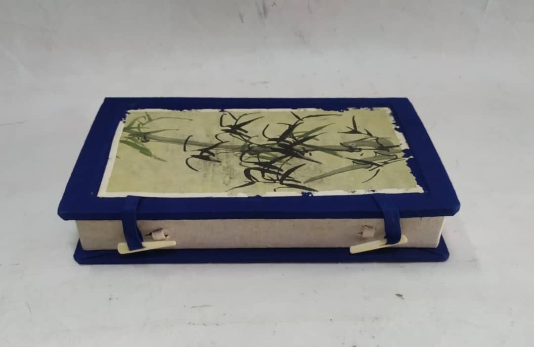 Chinese Ink Stone Set Vintage Suzuri Sumi Grinder Calligraphy Shodo ...