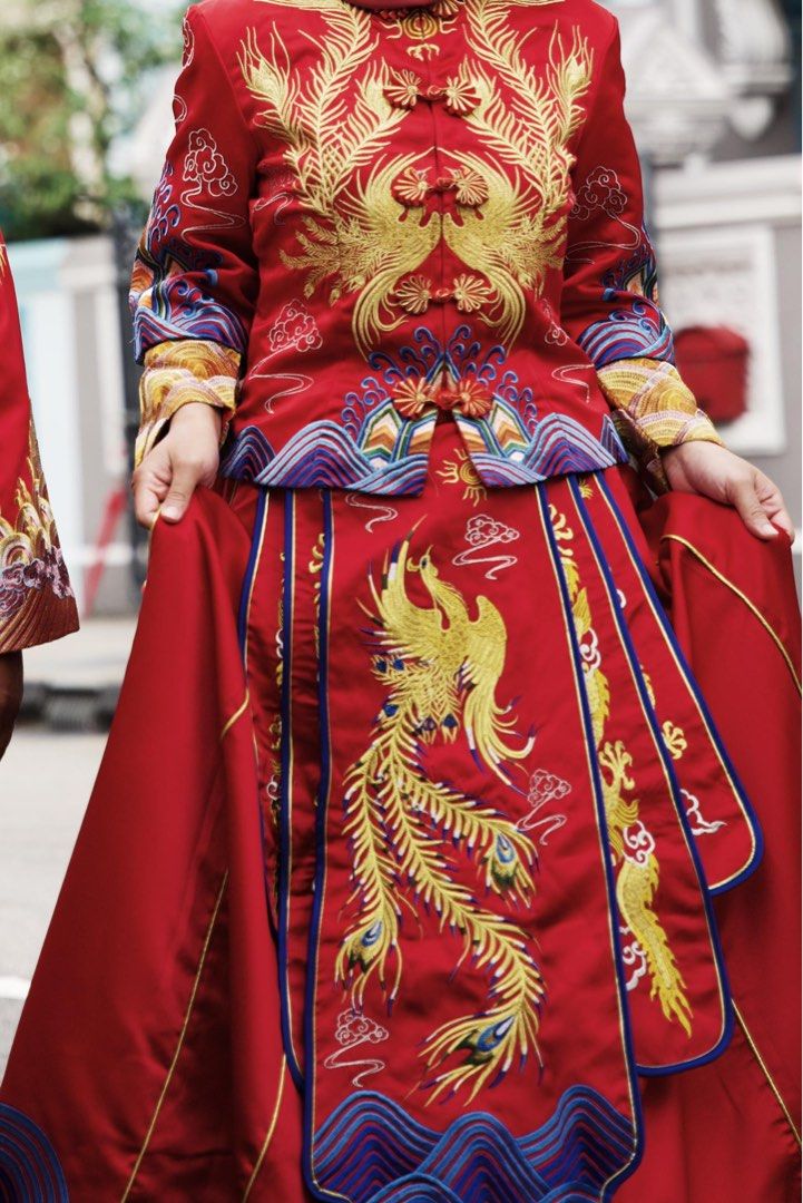 chinese wedding kua, Women's Fashion, Dresses & Sets, Traditional ...