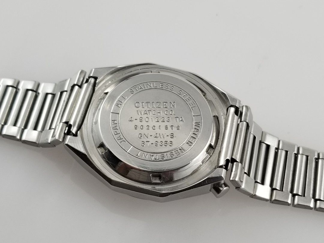 Citizen automatic Chronograph mickey Bullhead octagonal Reversed Panda ...