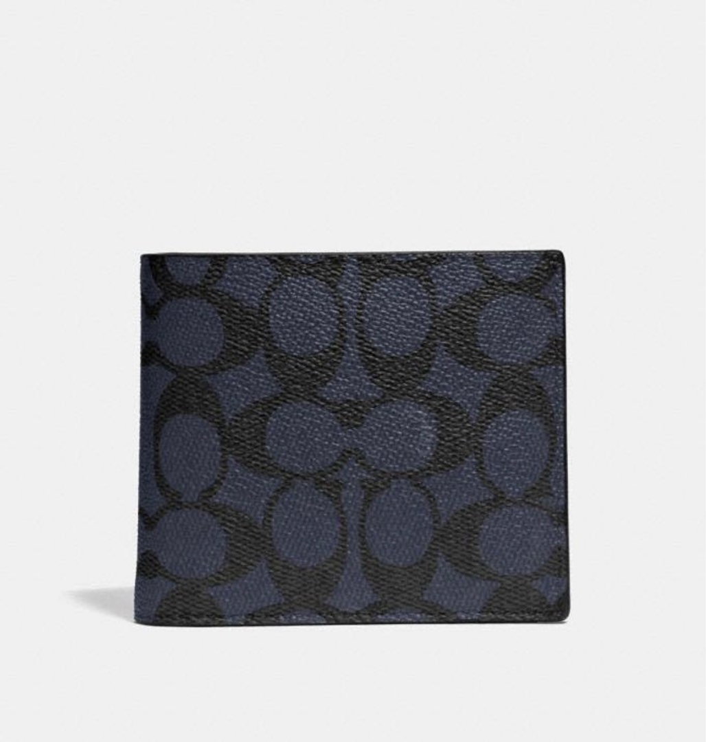 Coach Men Wallet, Men's Fashion, Watches & Accessories, Wallets & Card ...
