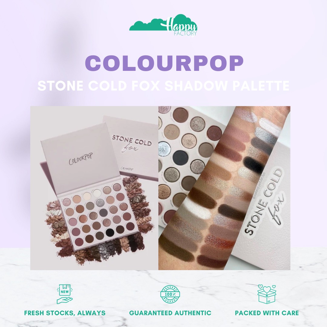 COLOURPOP Stone Cold Fox Shadow Palette, Beauty & Personal Care, Face ...