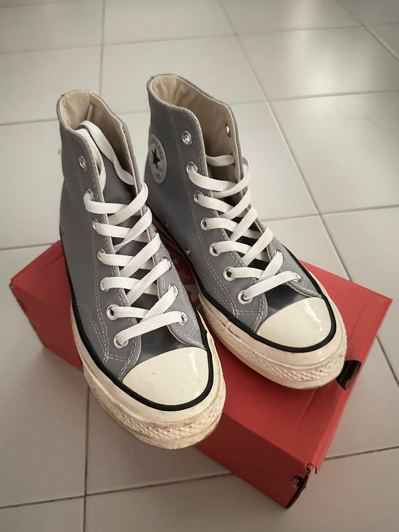 converse chuck 70 wolf grey, Women's Fashion, Footwear, Sneakers on ...