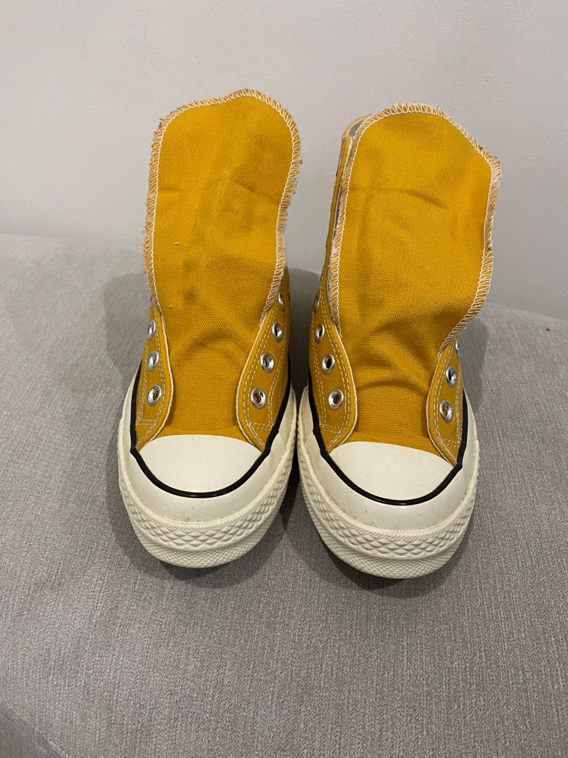 Converse Chuck Taylor 70s Yellow ORIGINAL, Fesyen Pria, Sepatu ...