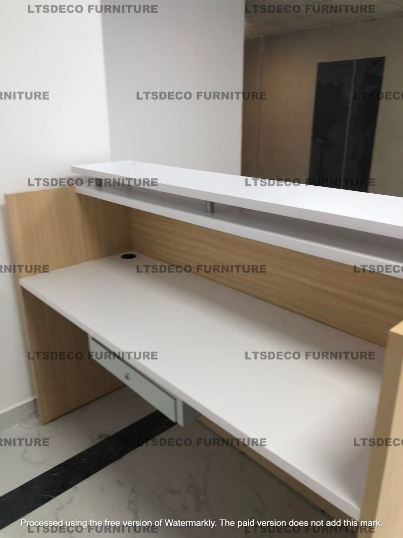 COUNTER TABLE OFFICE PARTITIONS!!!!!, Furniture & Home Living, Office ...