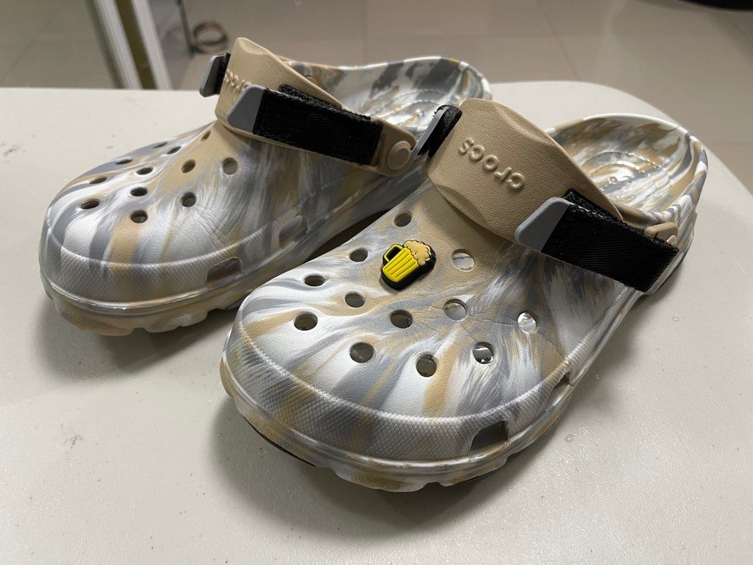 Crocs All terain marble color, Women's Fashion, Footwear, Slippers and ...
