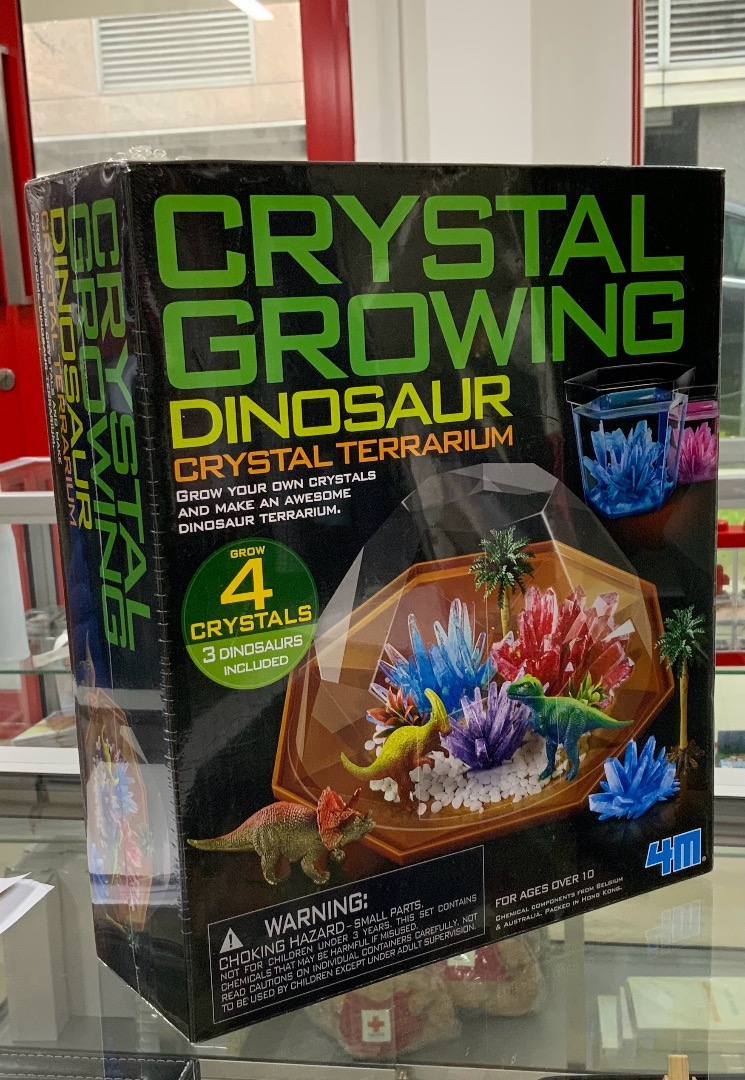 Crystal Growing - Dinosaur Crystal Terrarium, Hobbies & Toys, Toys ...