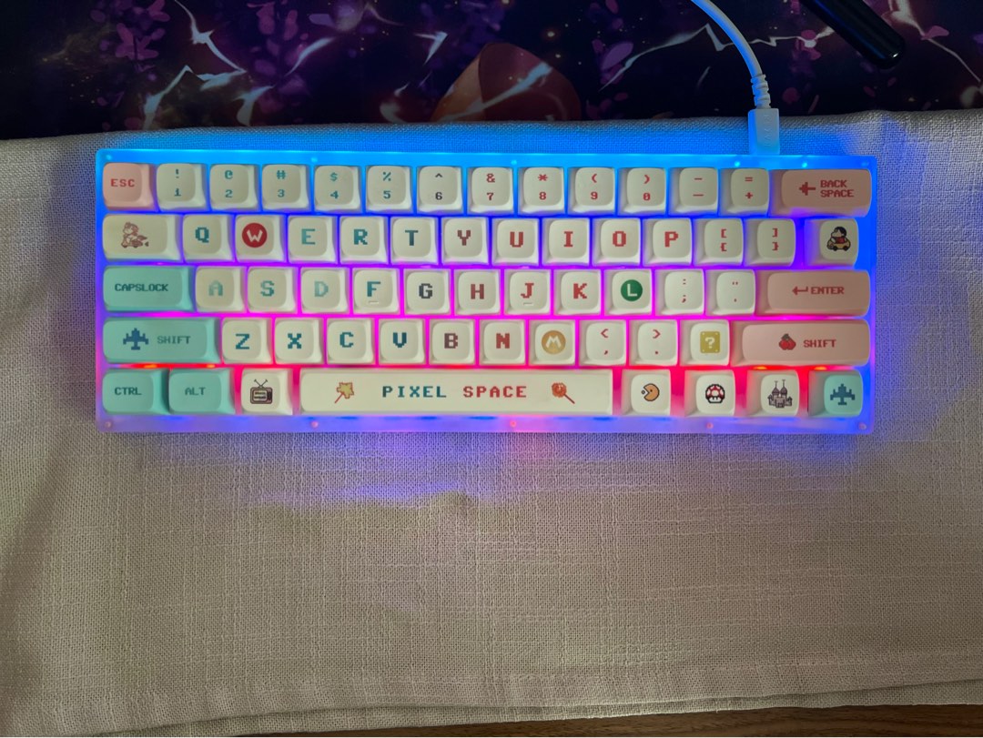 Custom K61 Keyboard, Computers & Tech, Parts & Accessories, Computer ...