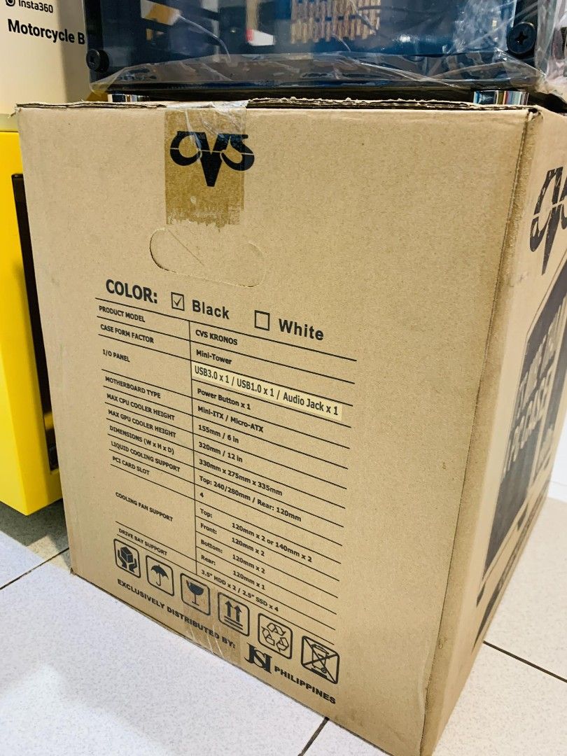 ⭐CVS Kronos Micro-ATX Mini-ATX Computer PC Gaming Case Mini-Tower ...