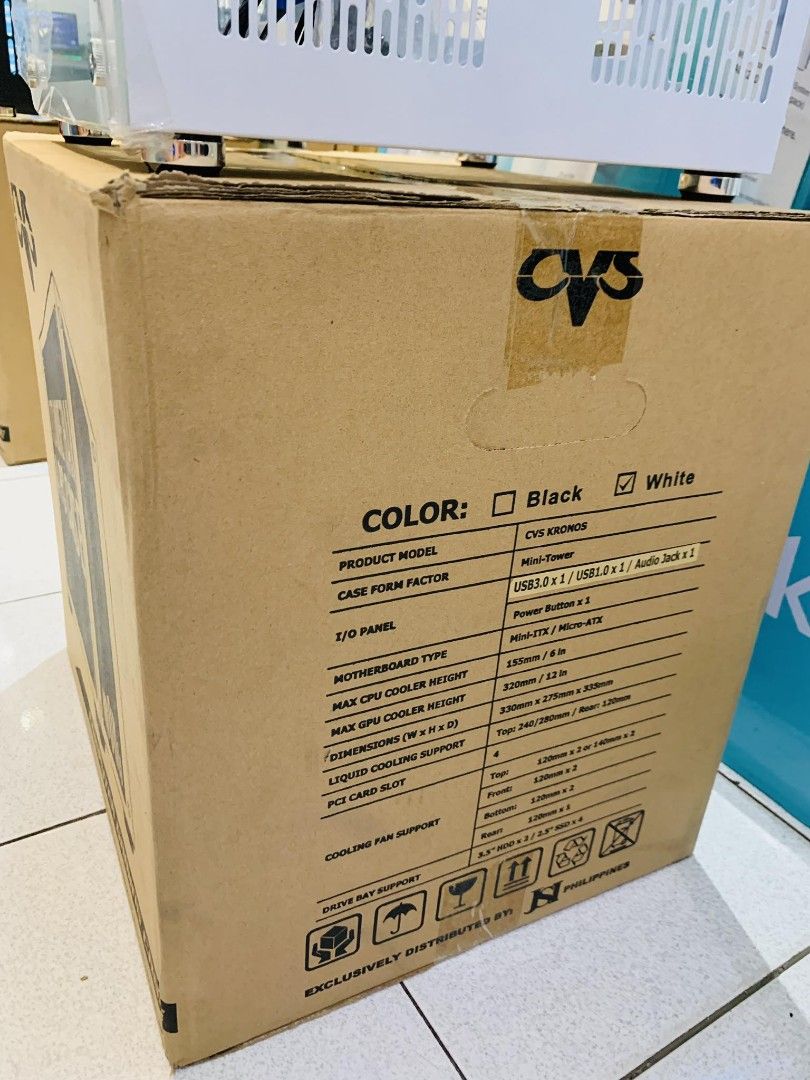 ⭐CVS Kronos Micro-ATX Mini-ATX Computer PC Gaming Case Mini-Tower ...