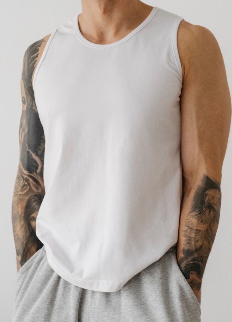 Daniel Simmons Essential Vest Twin Pack (Black & White), Men's Fashion, Tops & Sets, Vests on ...