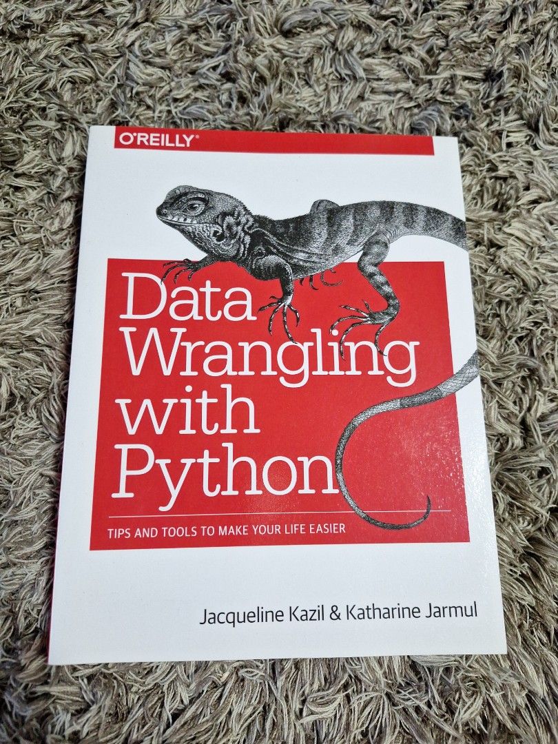 Data Wrangling with Python, Hobbies & Toys, Books & Magazines, Textbooks on Carousell