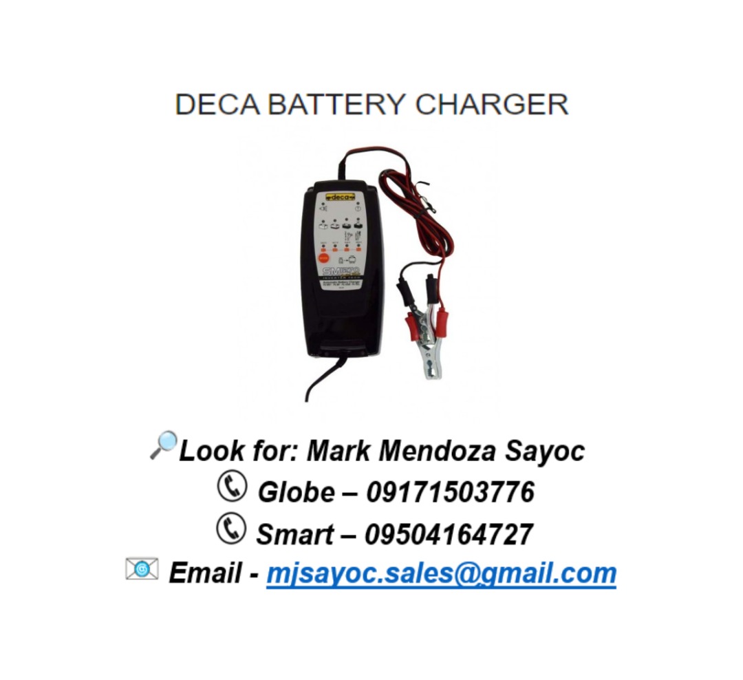 Deca Battery Charger Class Series, Commercial & Industrial ...