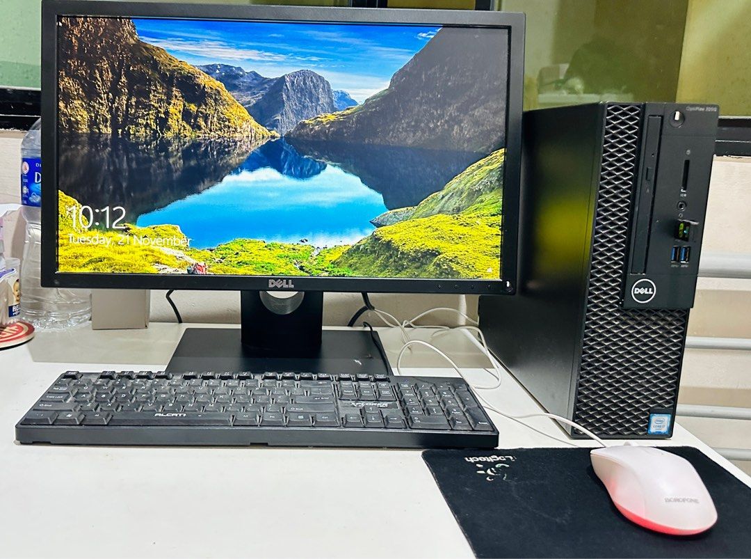 Dell i7 Desktop + Dell 24 inch monitor + CPU, Computers & Tech ...
