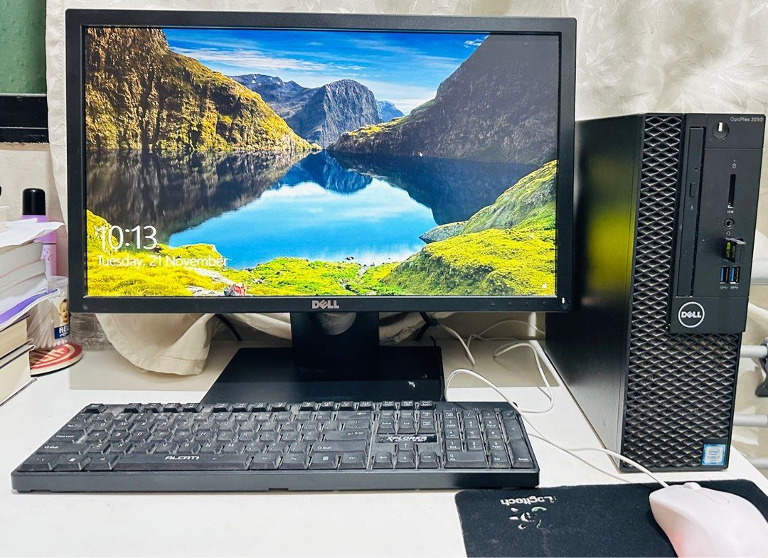 Dell i7 Desktop + Dell 24 inch monitor + CPU, Computers & Tech ...