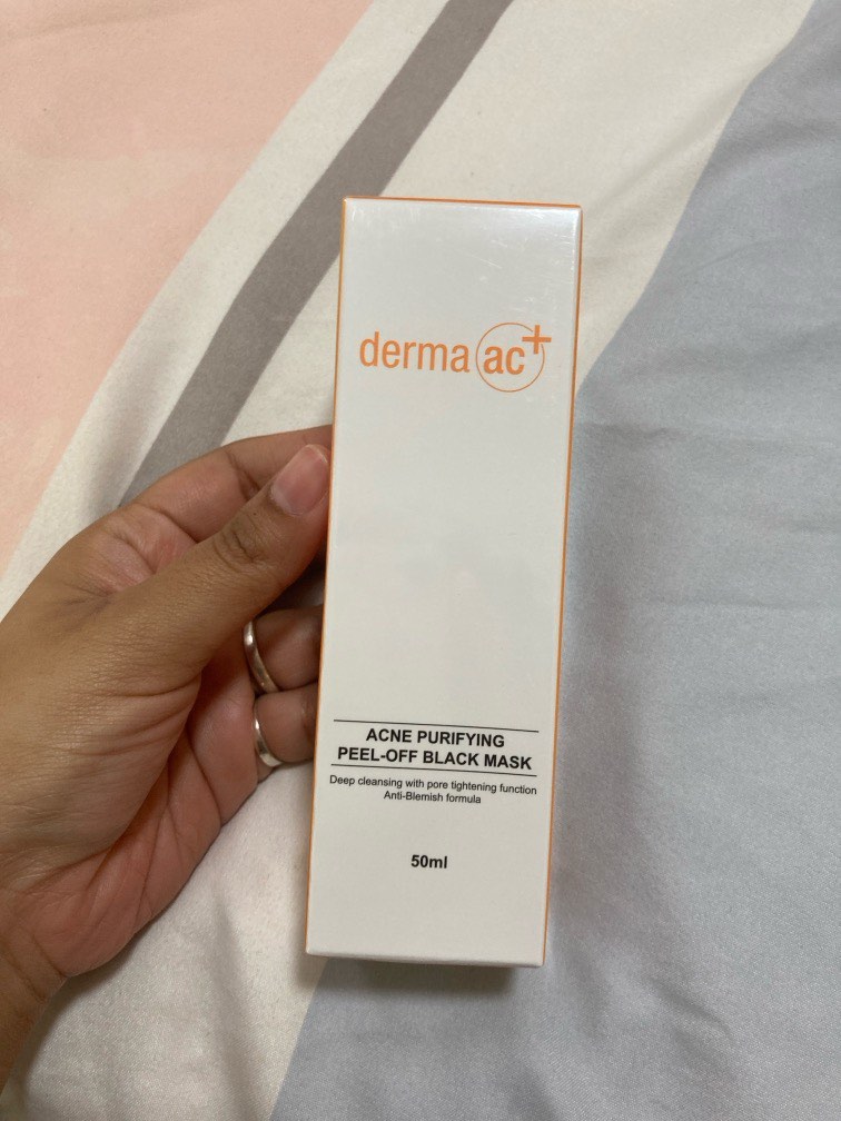 Derma AC+ Acne Purifying Peel-Off Black Mask, Beauty & Personal Care ...