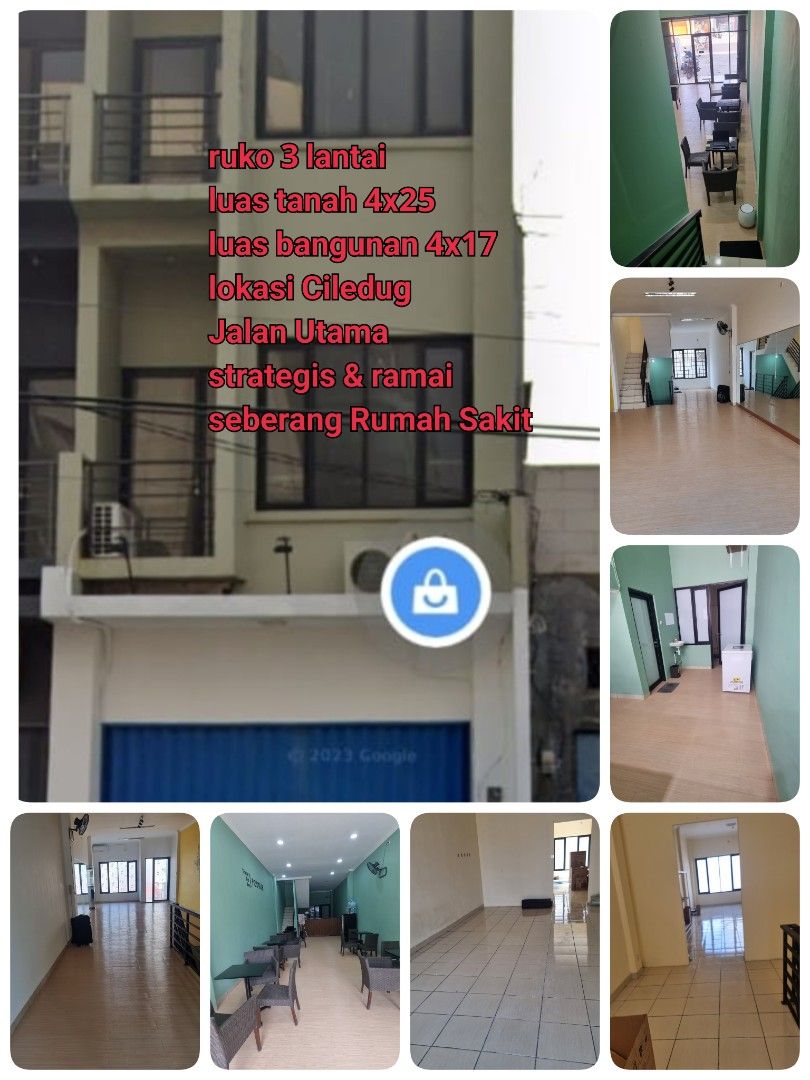 DISEWAKAN RUKO CILEDUG 3 LANTAI BARU RENOV, Properti, Rental di Carousell