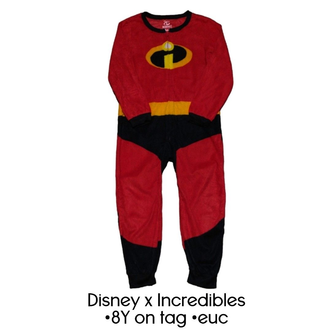 Disney x Incredibles Kids Onesies Jumpsuit Costume Sleepwear Overall ...