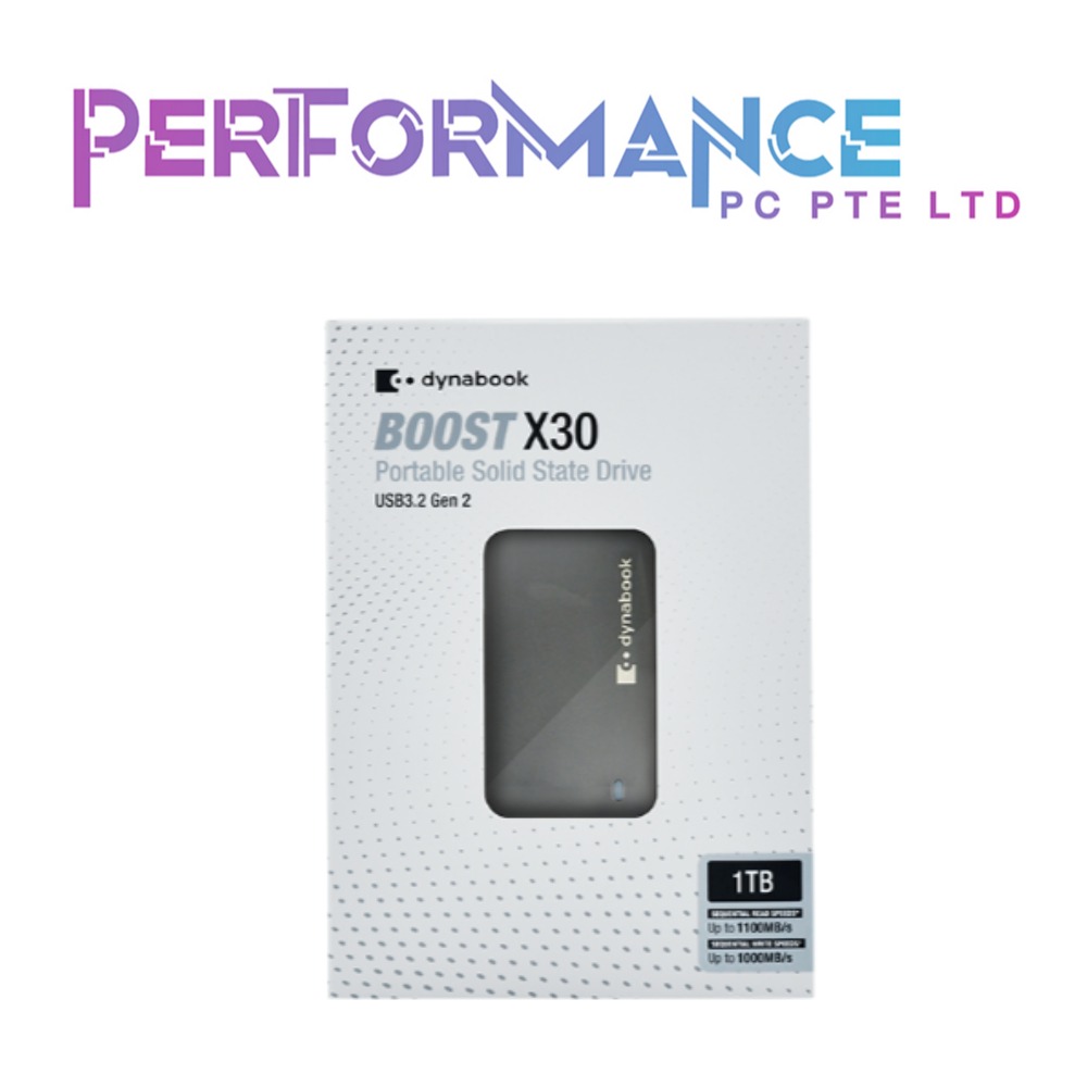 DYNABOOK Boost X30 Portable SSD USB3.2 Gen2 1TB/2TB (3 YEARS WARRANTY ...