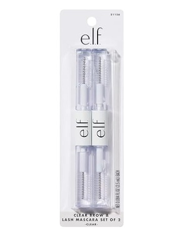 e.l.f. Clear Lash & Brow Mascara 2-Pack, Conditioning Clear Brow & Lash ...