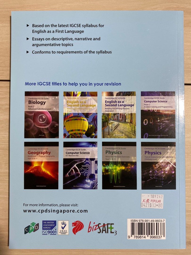 English Cambridge igcse guide, Hobbies & Toys, Books & Magazines, Assessment Books on Carousell