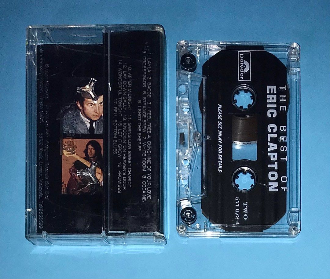 ERIC CLAPTON - THE BEST OF CASSETTE, Hobbies & Toys, Music & Media, CDs ...
