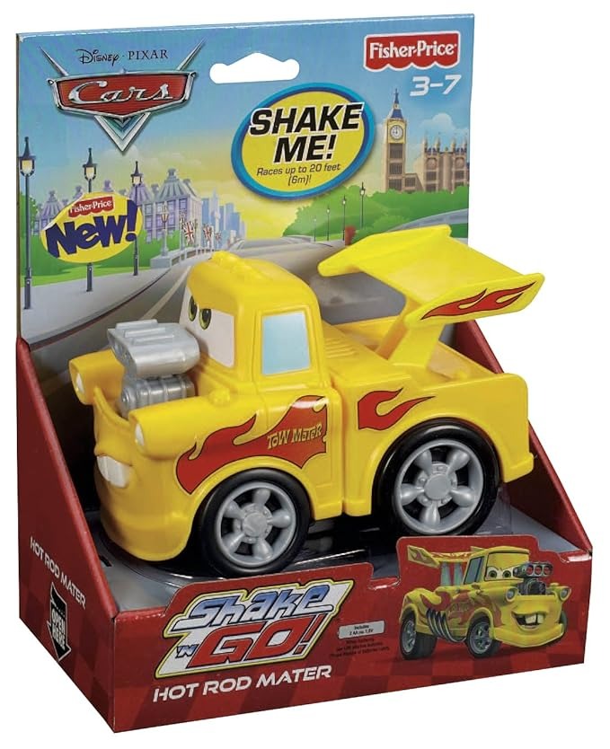 FISHER PRICE Shake 'n Go! Hot Rod Mater Disney Pixar Cars, Hobbies ...