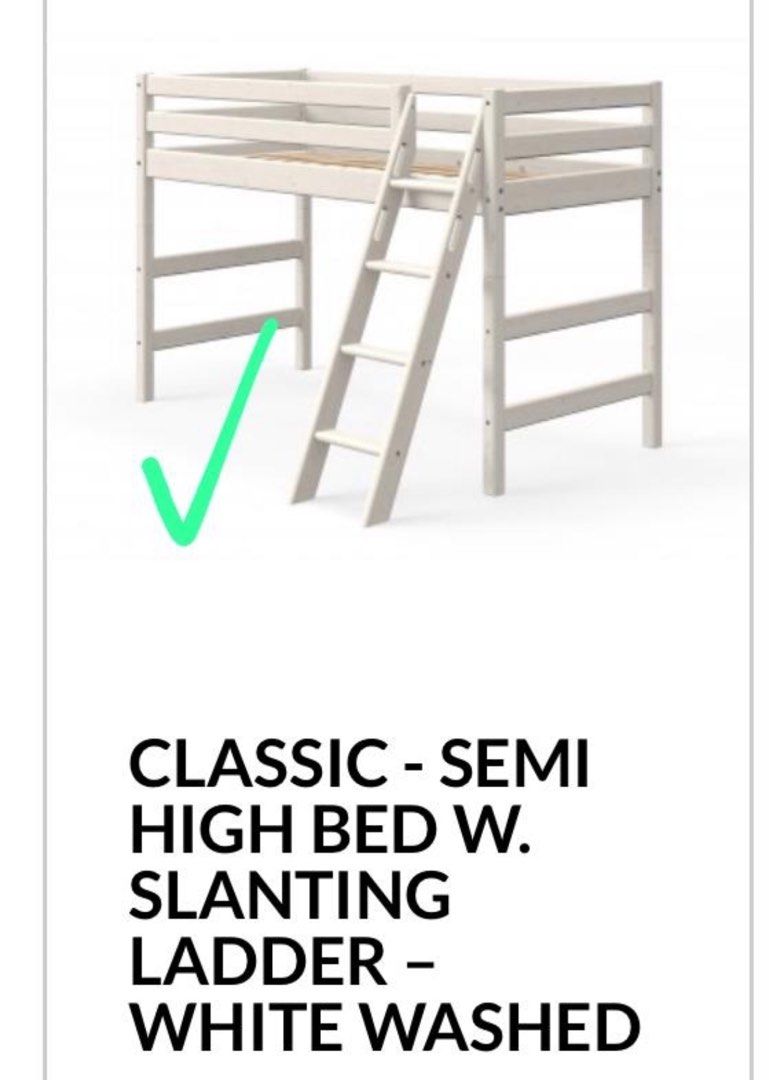 FLEXA Extension Leg and Slanting Ladder for Classic Semi High Bed ...
