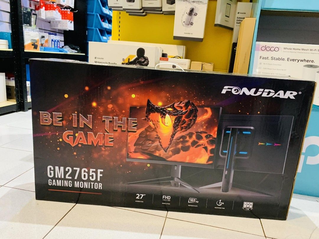 Fonudar 27" Gaming LED Monitor FHD 165Hz Vesa GM2765F, Computers & Tech ...