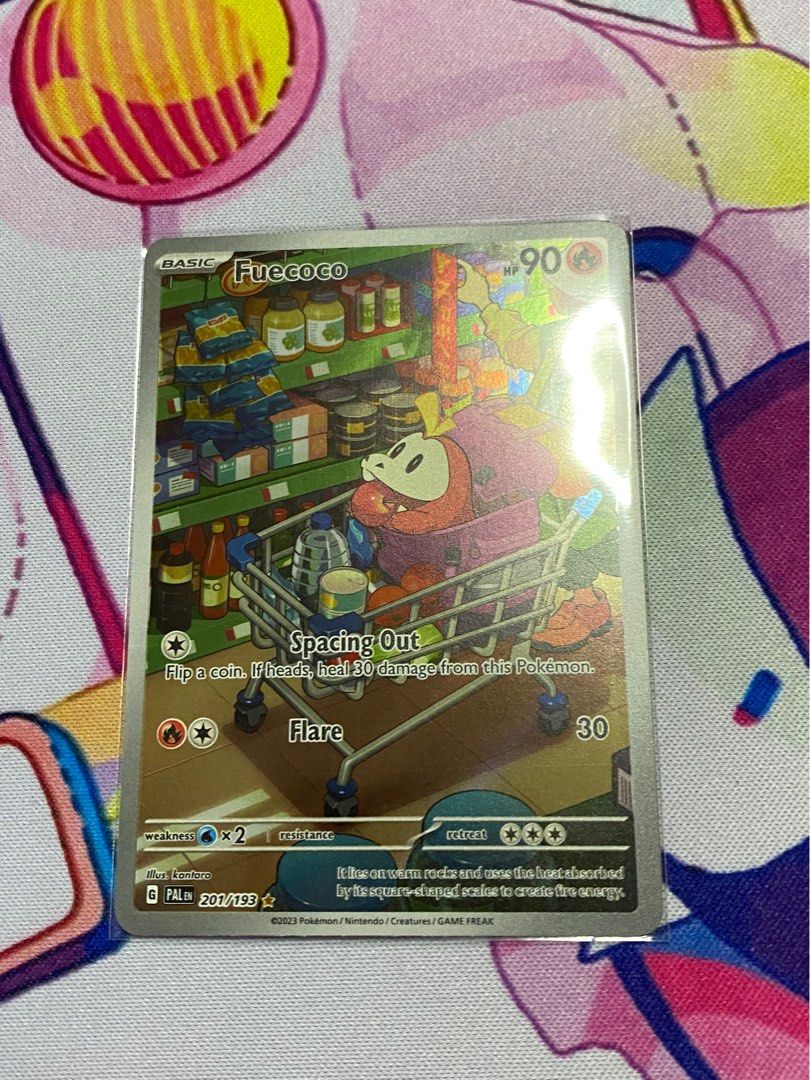 Fuecoco - Pokemon Card, Hobbies & Toys, Toys & Games on Carousell