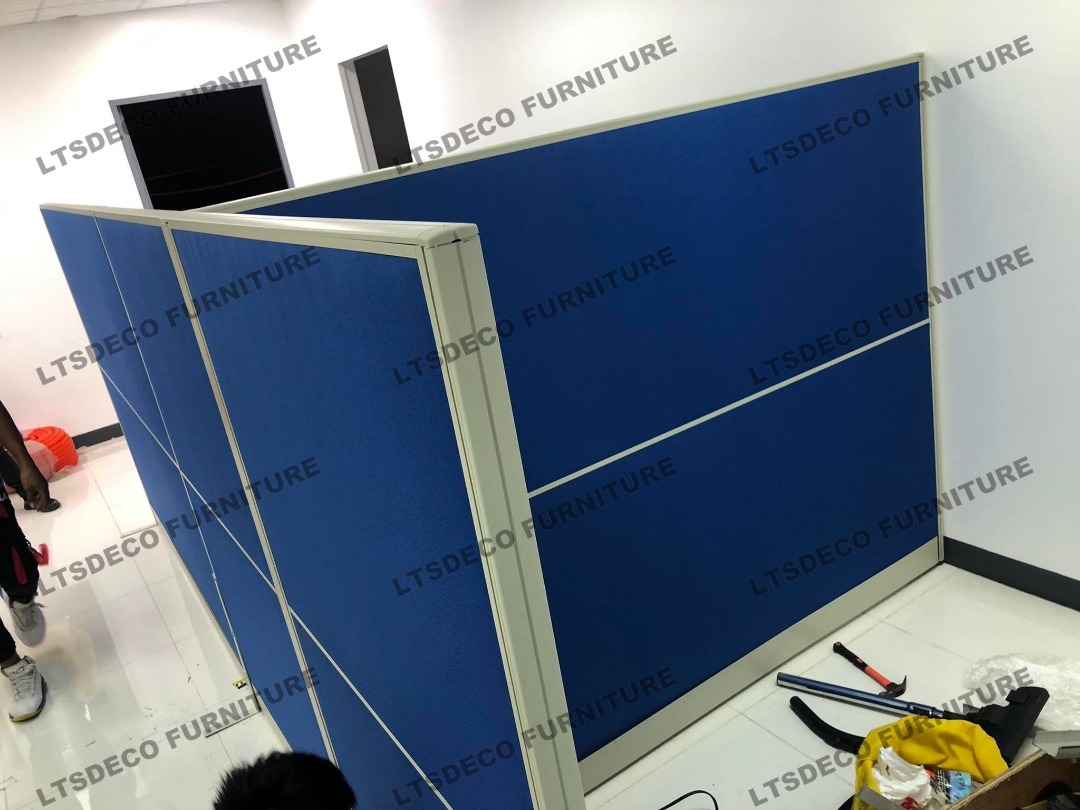 FULL FABRIC CUBICLE PANEL PARTITION | OFFICE FURNITURE | OFFICE ...
