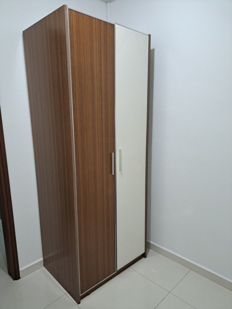 Full Height Wardrobe with 2 drawers, Furniture & Home Living, Furniture ...