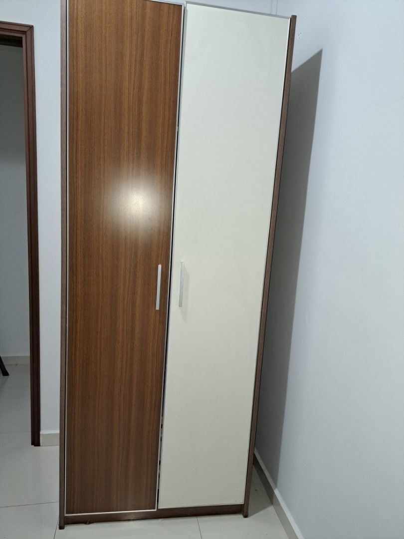Full Height Wardrobe with 2 drawers, Furniture & Home Living, Furniture ...