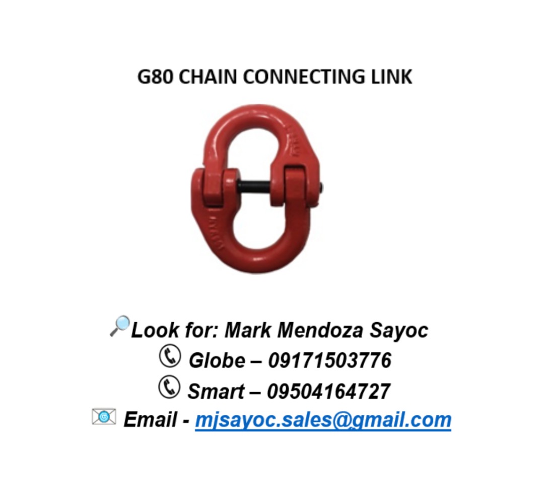 G80 CHAIN CONNECTING LINK, Commercial & Industrial, Construction Tools ...